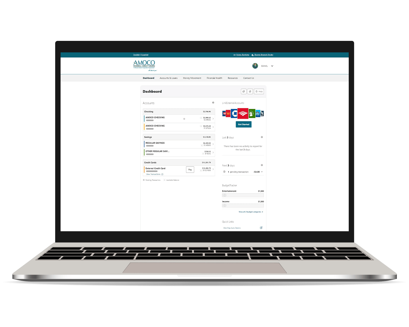 Online Banking Features - AMOCO Federal Credit Union